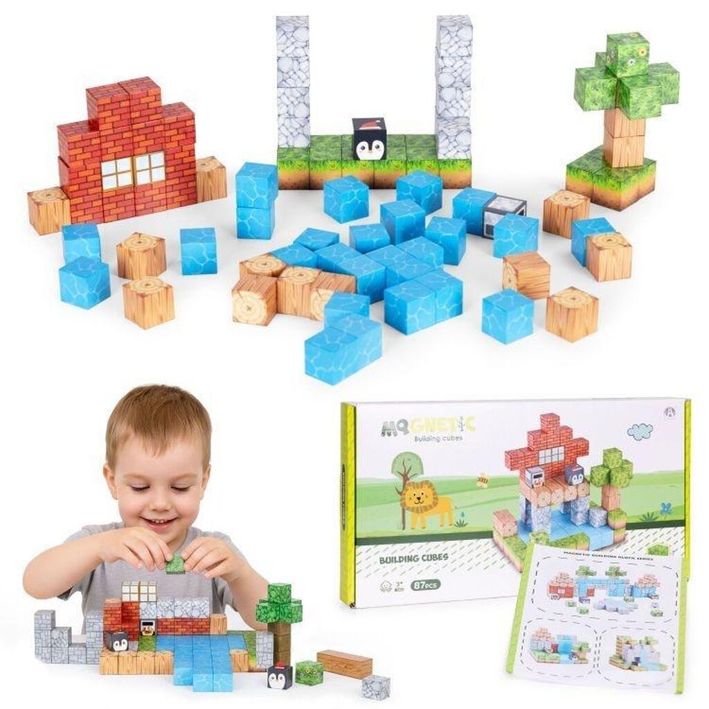Set magnetnih kocki za decu – 87 delova Šifra proizvoda: HC71 Brend
