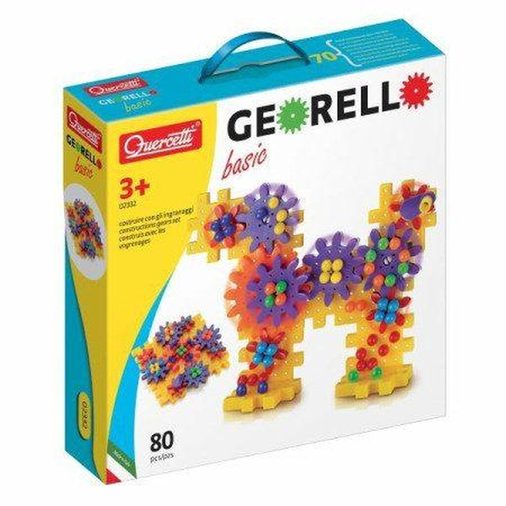 Konstruktor set zupčanici 80 pcs – Quercetti Georello Basic