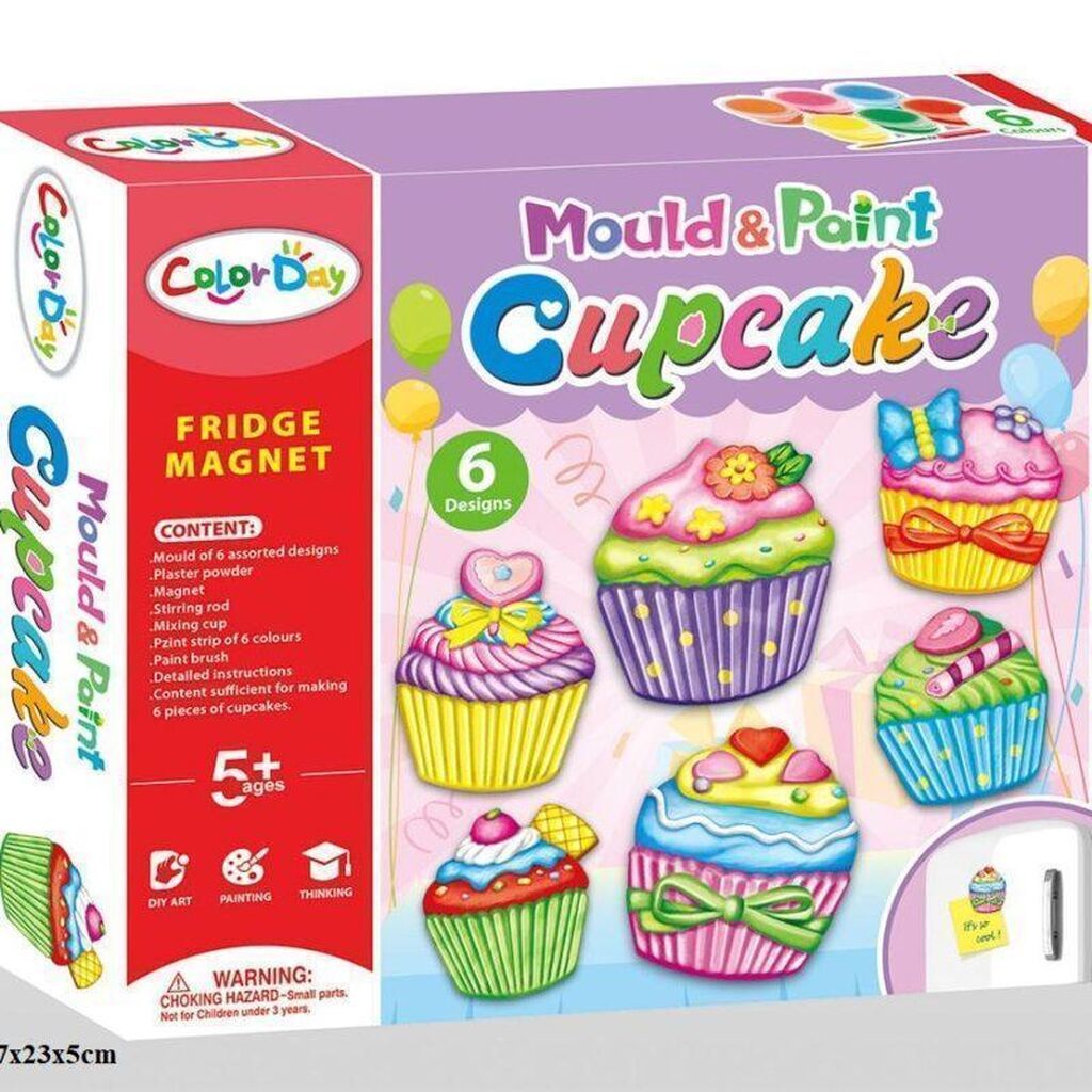 Kreativni set – Cupcake magneti (šifra: 266155-20) Slatka umetnost za