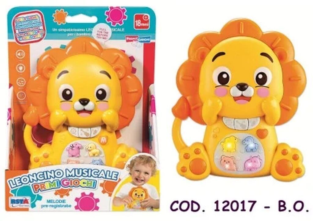 Rs Toys Lav muzička igračka 220175rs-60 Ovaj veseli plišani lav nije