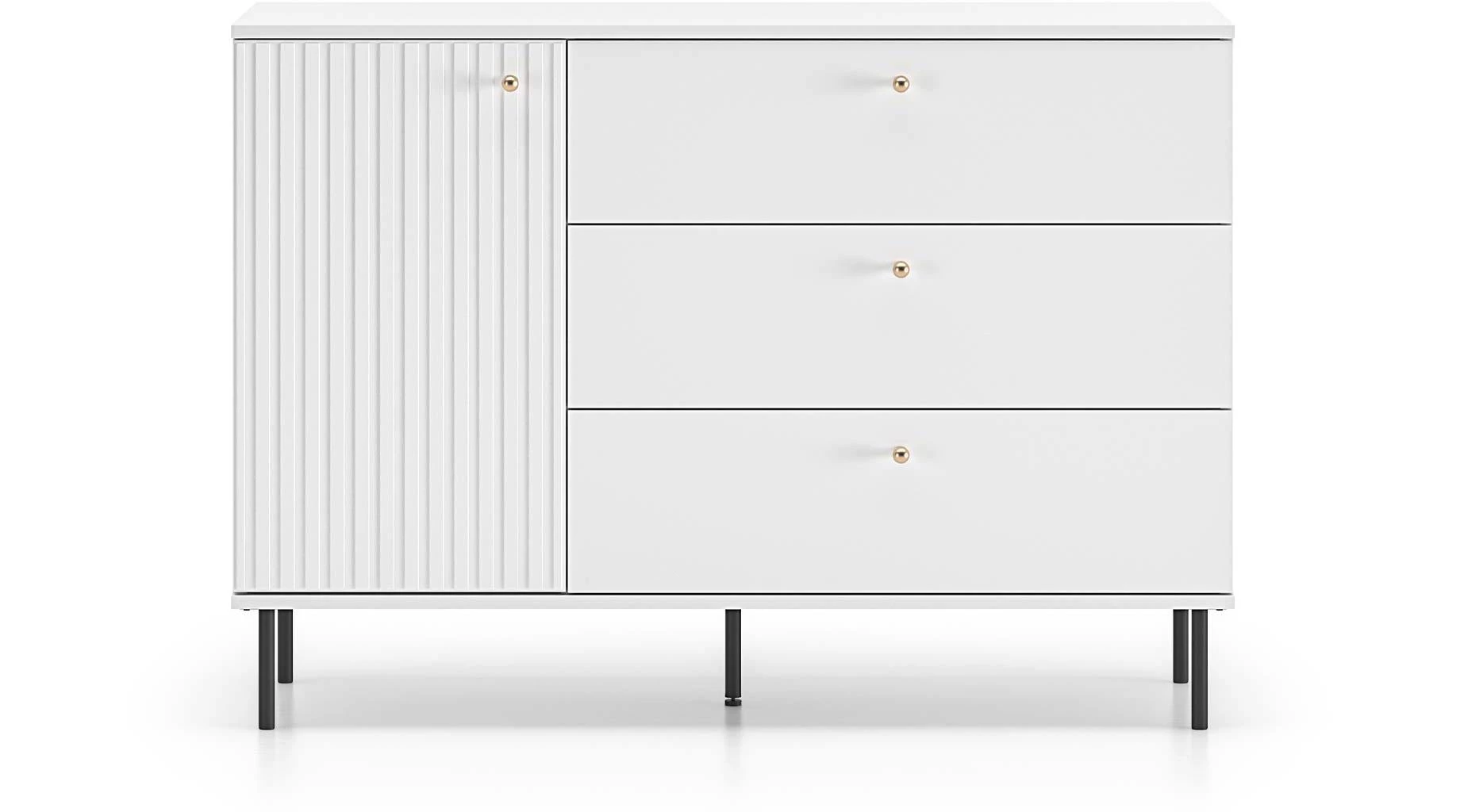 Tala komoda 120x40x85 cm bela