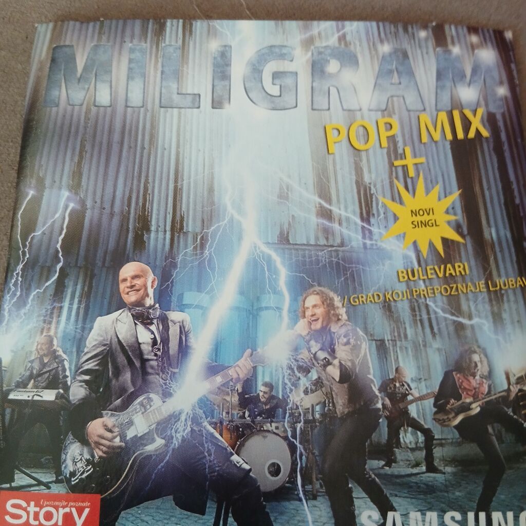 Miligram – Pop Mix (CD) Izdanje muzičke grupe Miligram sa pop miksom