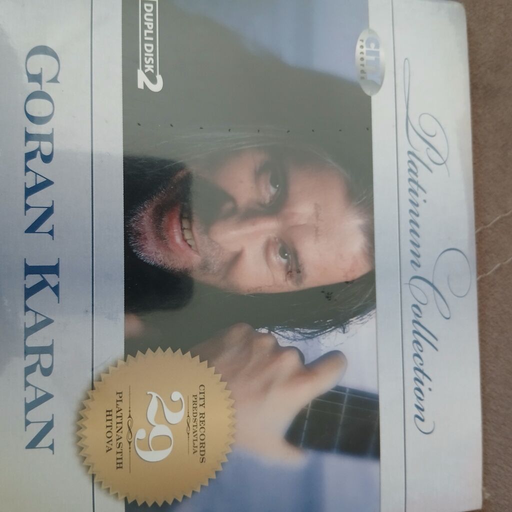 Goran Karan – Platinum Collection (Dupli disk) Izdavač: City Records