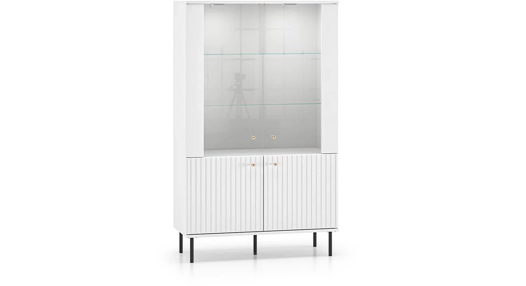 Tala vitrina 92x40x151 cm bela