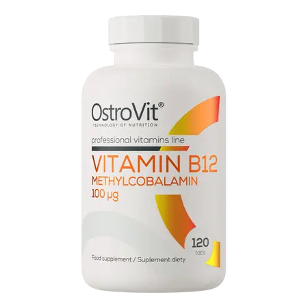 OstroVit Vitamin B12 Methylcobalamin, 120 kapsule