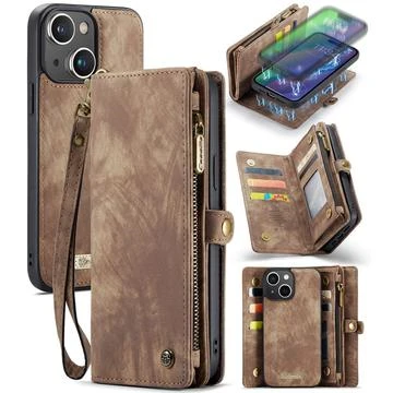 IPHONE 16 CASEME 008 2-U-1 MULTIFUNKCIONALNA FUTROLA-NOVČANIK - BRAON