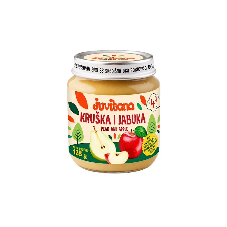 Juvitana Kašica Kruška i Jabuka 128 g