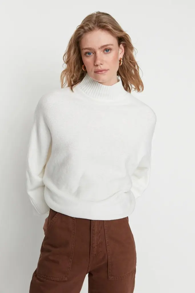 Trendyol Milla Ženski duks TWOAW20KZ1059, Bela