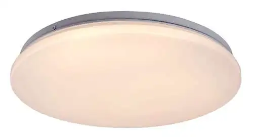 RABALUX Vendel, LED plafonjera okrugla, bela 24W 1850lm-2400lm, 3000K, D37,5cm IP20
