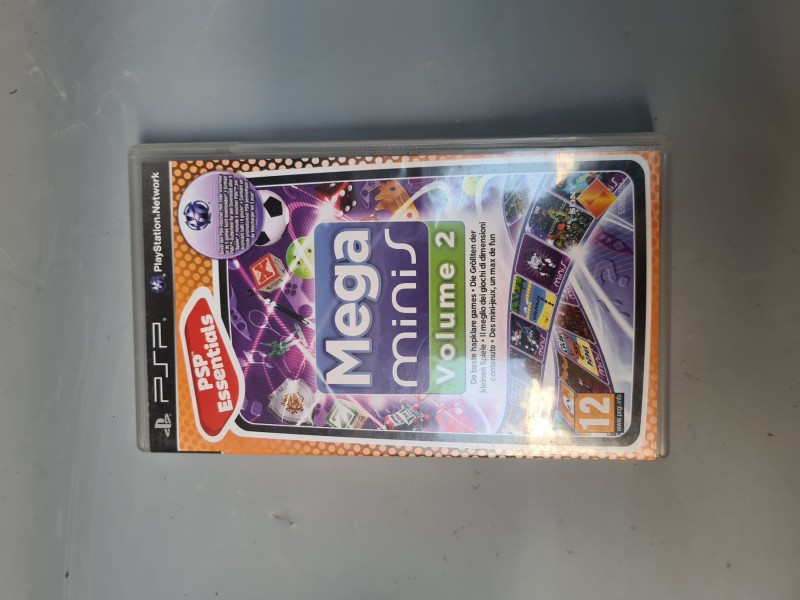Sony PSP Essentials: Mega Minis Volume 2, kolekcija man