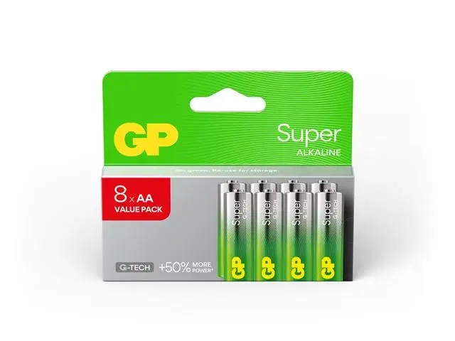 GP Baterija LR6-SBV8, AA, Super Alkaline
