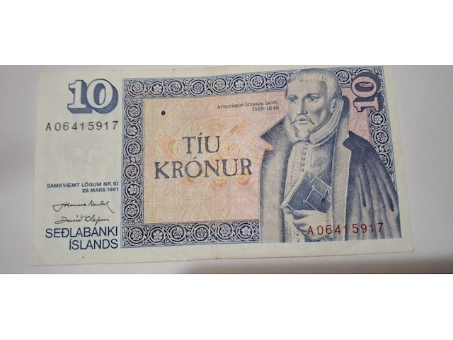 10 kruna Island