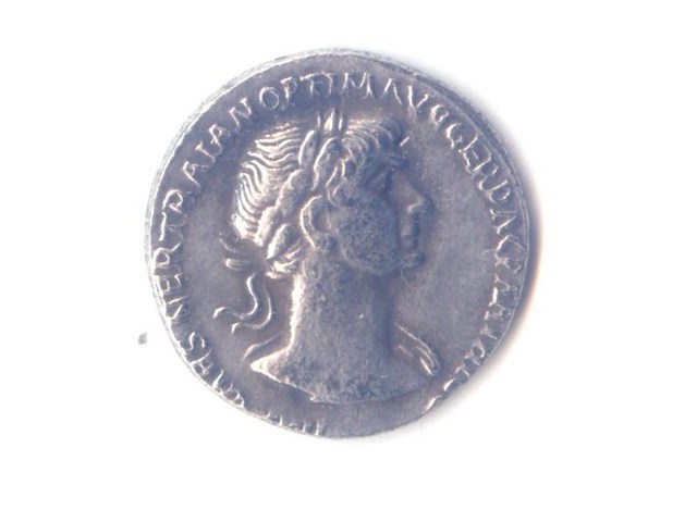 Trajan denarius PRO VID PMTRP replika