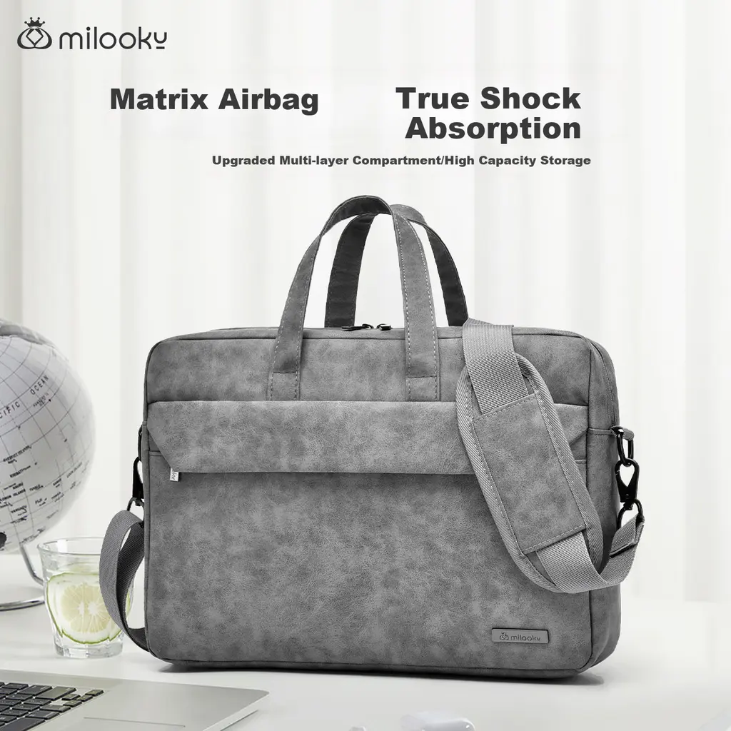 Milooky Torba za laptop, Tamnosiva