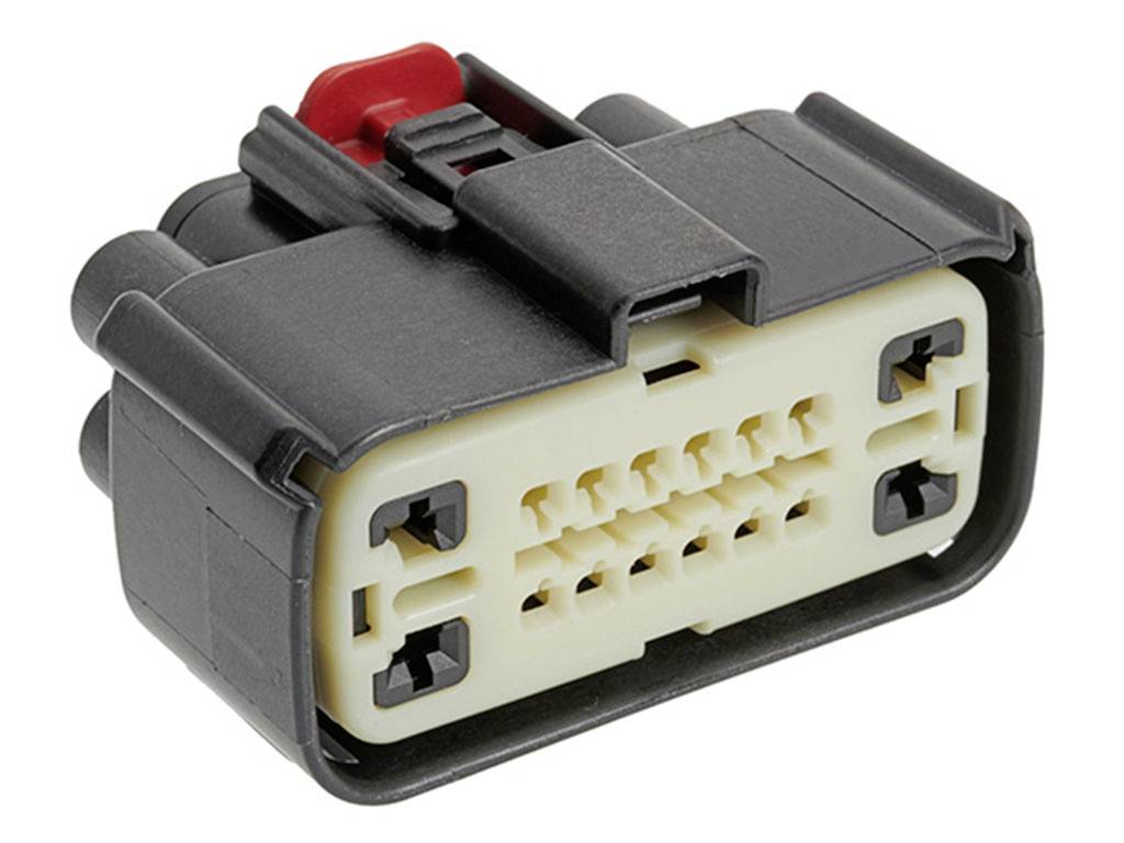 Molex 349851606 priključak za napajanje 16-pol., crna