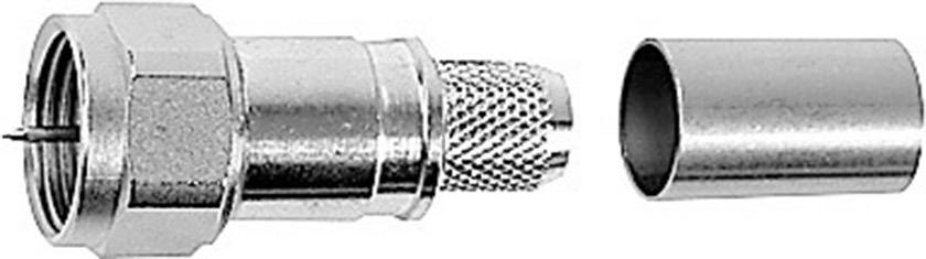 Telegärtner 100025618 F-konektor 3 GHz, 75 Ω