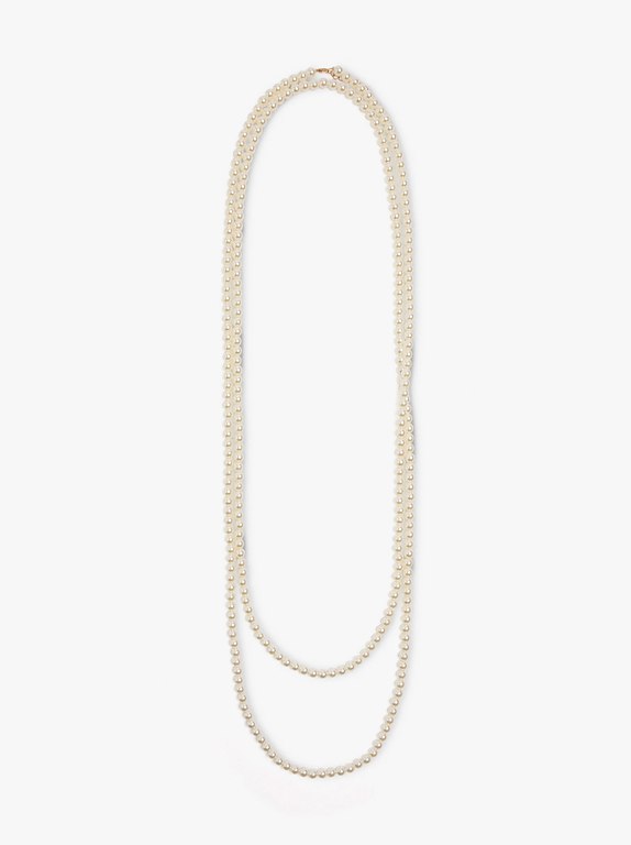 MULTI-STRAND PEARL NECKLACE