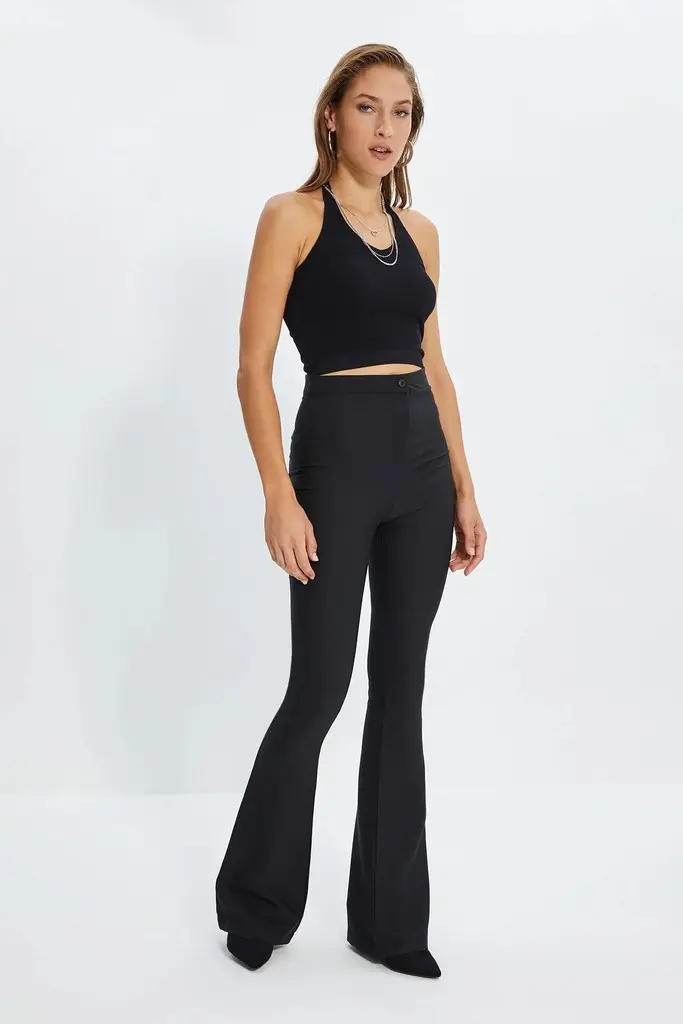 Trendyol Milla Ženske pantalone Twoaw20Pl0576, Crna