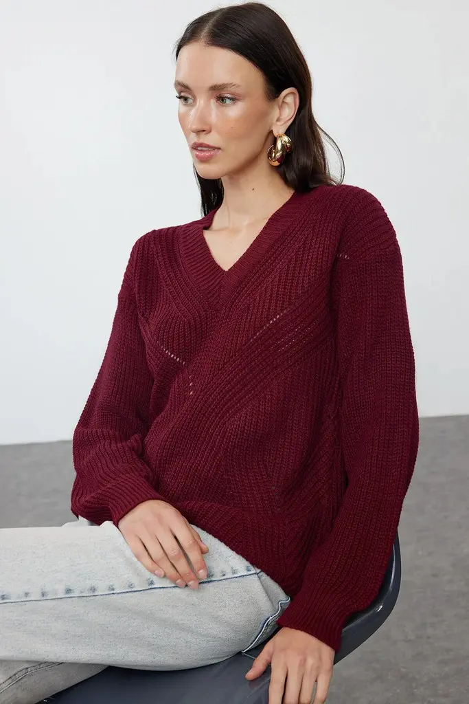 Trendyol Milla Ženski duks TWOAW21KZ0690, Bordo