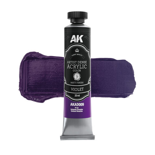 AK-Interactive AKAD009 Artist Dense Acrylic - Violet