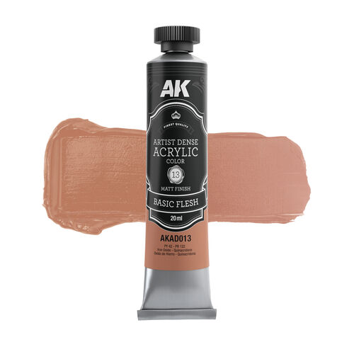 AK-Interactive AKAD013 Artist Dense Acrylic - Basic Flesh