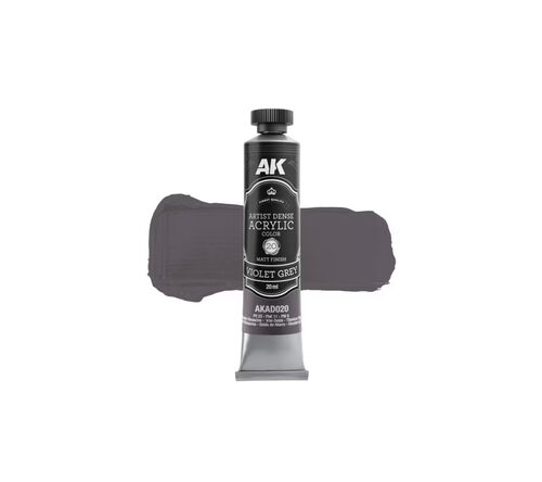 NEW! AK-Interactive AKAD020 Artist Dense Acrylic - Violet Grey