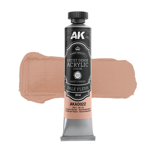NEW! AK-Interactive AKAD022 Artist Dense Acrylic - Pale Flesh
