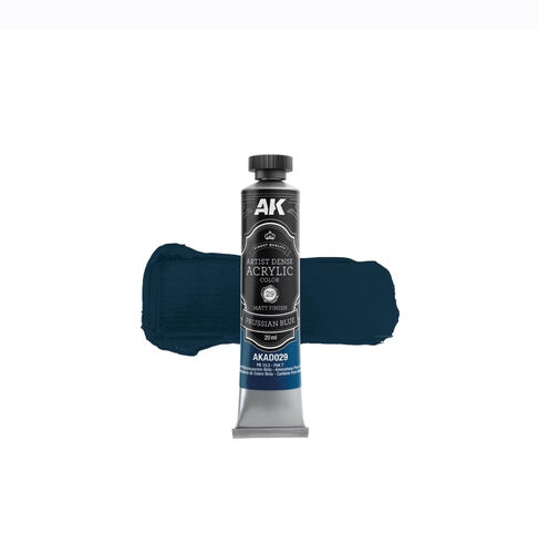 NEW! AK-Interactive AKAD029 Artist Dense Acrylic - Prussian Blue