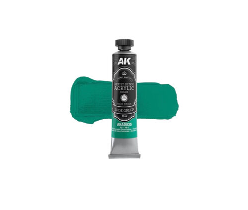 NEW! AK-Interactive AKAD035 Artist Dense Acrylic - Jade Green