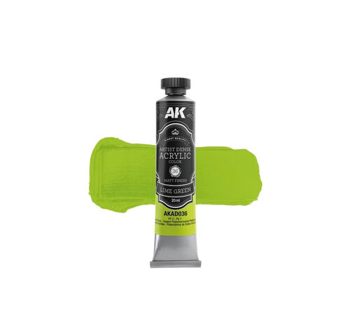 NEW! AK-Interactive AKAD036 Artist Dense Acrylic - Lime Green