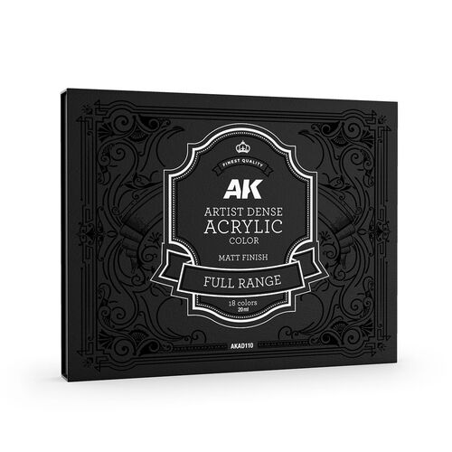 NEW! AK-Interactive AKAD110 Artist Dense Acrylic Colors - Deluxe Edition Box Expansion 01