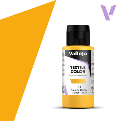 NEW! Vallejo 40013 13 Textile Color - Golden Yellow