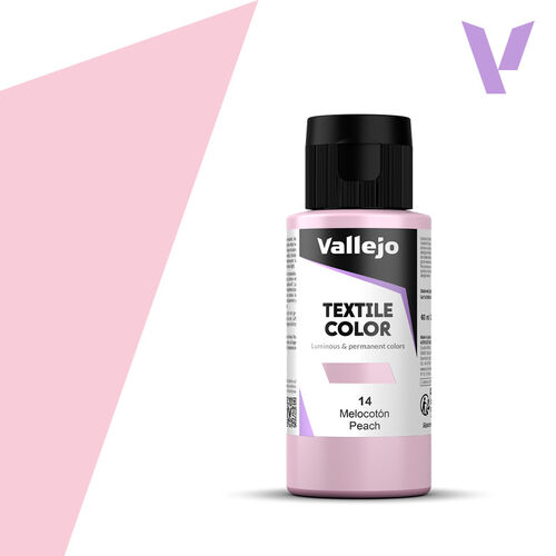 NEW! Vallejo 40014 14 Textile Color - Peach