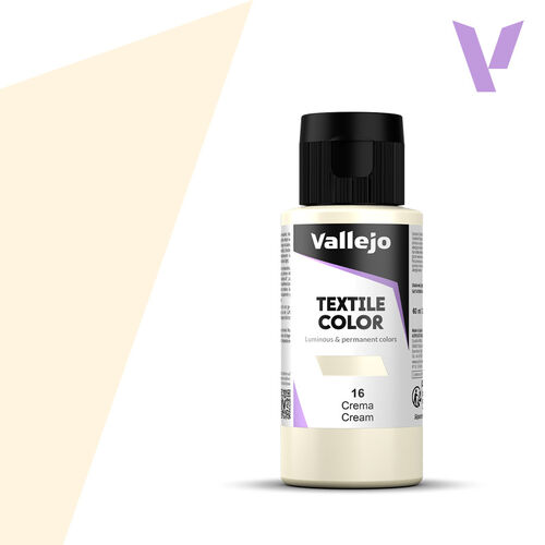 NEW! Vallejo 40016 16 Textile Color - Cream