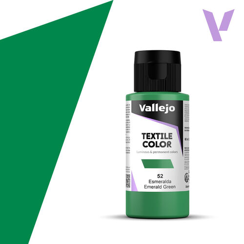 NEW! Vallejo 40052 52 Textile Color - Emerald Green
