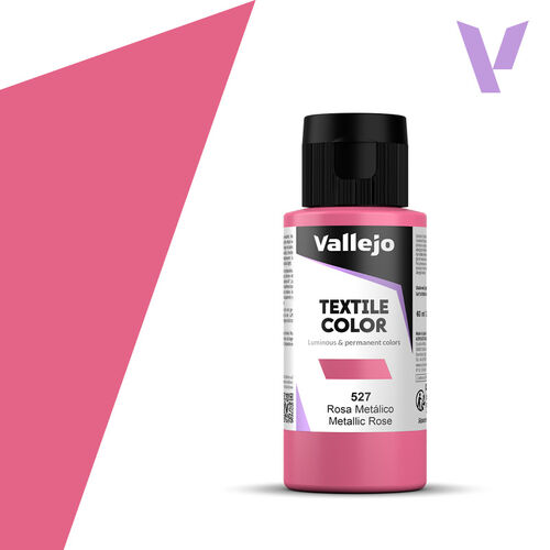 NEW! Vallejo 40527 527 Textile Color - Metallic Rose