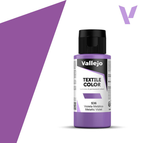NEW! Vallejo 40536 536 Textile Color - Metallic Violet