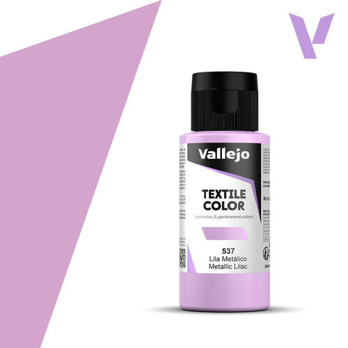 NEW! Vallejo 40537 537 Textile Color - Metallic Lilac