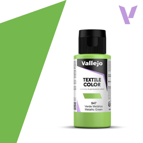 NEW! Vallejo 40547 547 Textile Color - Metallic Green