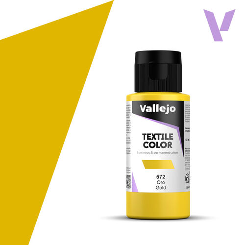 NEW! Vallejo 40572 572 Textile Color - Gold