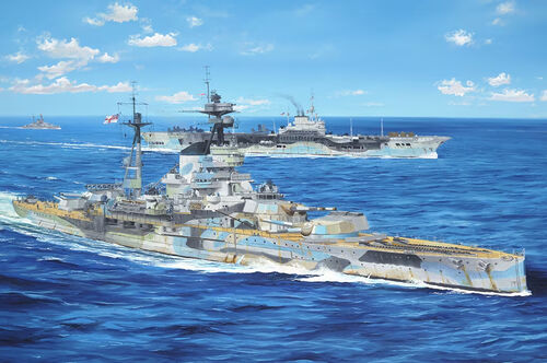 NEW! Trumpeter 05379 British Battleship HMS Resolution