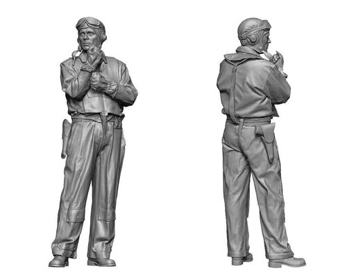 NEW! Legend LF0148 US WW2 Navy Pilot - on Deck (1 Figure / 3D-Printed)