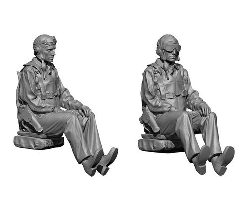 NEW! Legend LF0150 US WW2 Navy Rear Gunner I with 2 Heads (1 Figure / 3D-Printed)