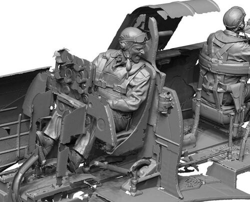 NEW! Legend LF0152 US WW2 Navy Pilot 2 - Engaged with 2 Heads (1 Figure / 3D-Printed)