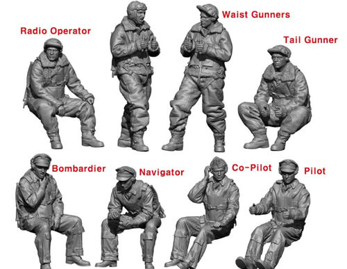 NEW! Legend LF3225 B-17 Crew Set (8 figures)