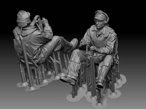 NEW! Legend LF3220 US WW2 Bomber Navigator (1 Figure / 3D-Printed)
