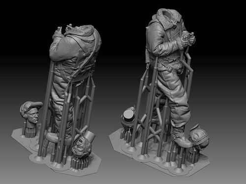NEW! Legend LF4813 US WW2 Bomber Waist Gunner with Tow Heads (1 Figure / 3D-Printed)
