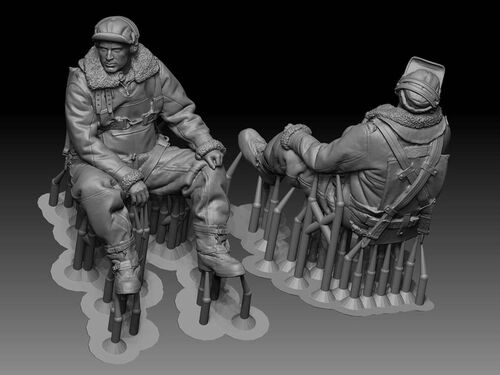 NEW! Legend LF4814 US WW2 Bomber Radio Operator Flight Engineer (1 Figure / 3D-Printed)