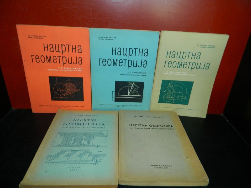 Nacrtna geometrija, 5 knjiga