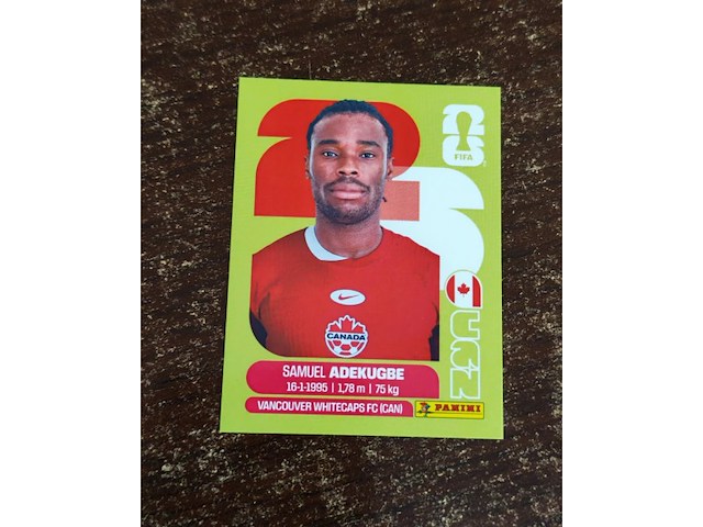 Panini FIFA 2026 Swiss edition CAN 05